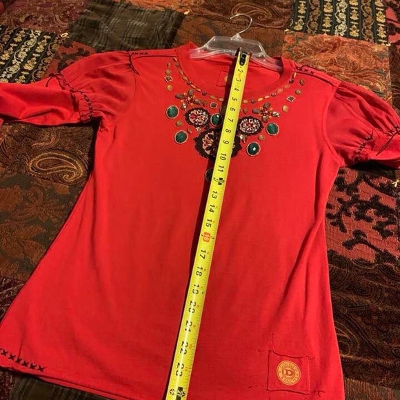 Double D Ranch | Tops | Double D Ranch Bejeweled Longsleeve Top | Poshmark